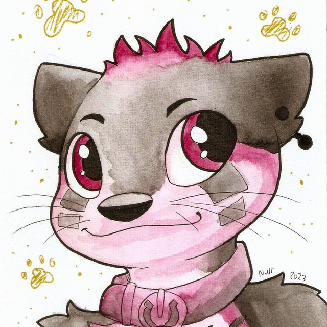 An otter hanging out on vrchat and wasting time on Unity. - FurrCard